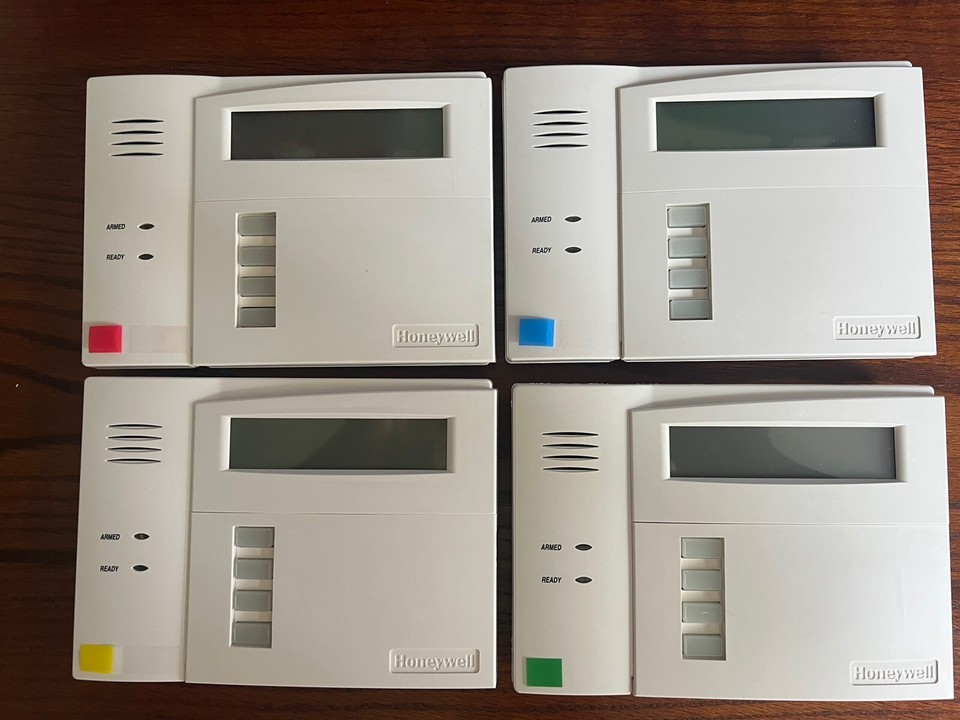 Honeywell 6160 Security Ademco Alpha Display Keypad - White ...