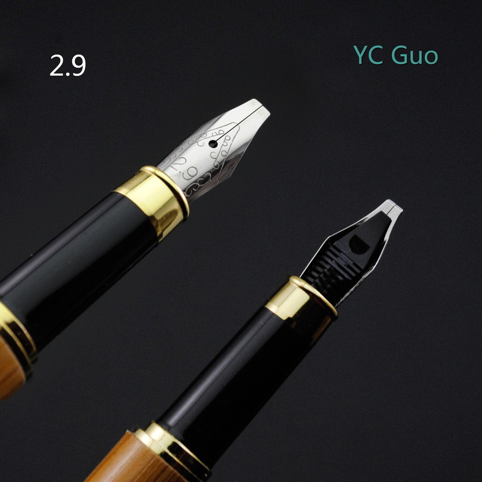 Bamboo Stub Nib Fountain Pen 13 Nib Sizes For Choice | eBay