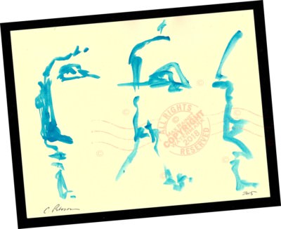 Duplicity 2 Faces Kisses You 2015 Contemporary Art PAINTING SIGNED ...