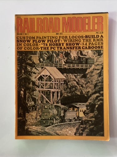 1972 May RAILROAD MODLER MAGAZINE HOBBY SHOW (CP172) | eBay