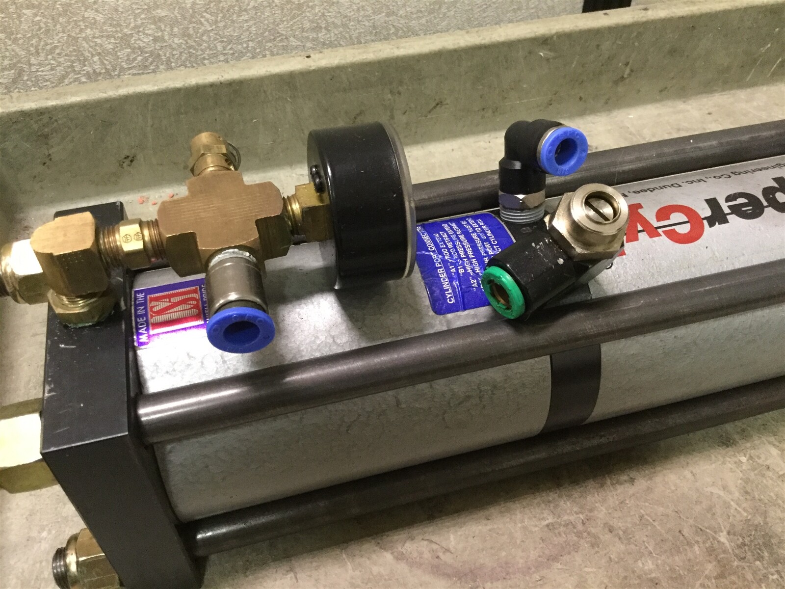 HyperCyl HPI-4-2.00-.25-FH Cylinder, Total Stroke: 2", Power Stroke: 0.25" | eBay