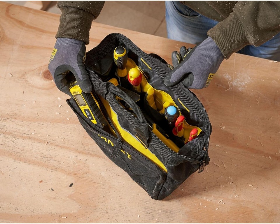 Stanley 1-93-330 Durable Strong 12 Inch Tool Bag with Reinforced Base ...