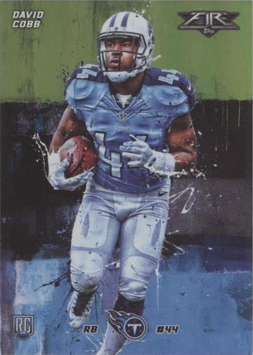 2015 Topps Fire - Rookies David Cobb #20 Gold /299 (RC) for sale online ...