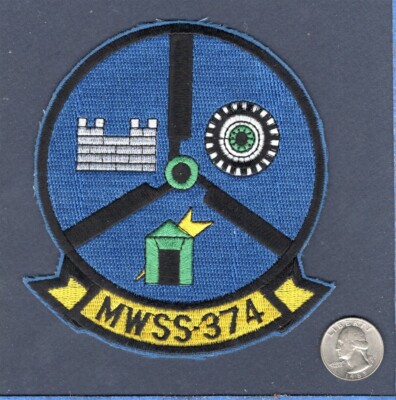 MWSS-374 Marine Wing Support Squadron 5" USMC Marine Corps Patch | eBay