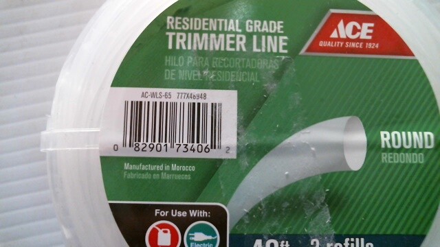ACE 73406 Round Residential Grade Trimmer Line X3 for sale online | eBay