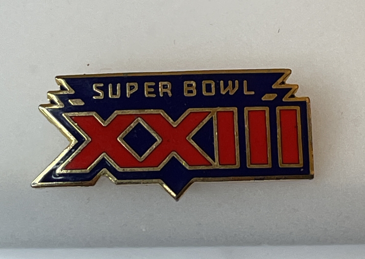 Vintage 1988 Super Bowl XXIII Pin - NFL Football Peter David Flair | eBay