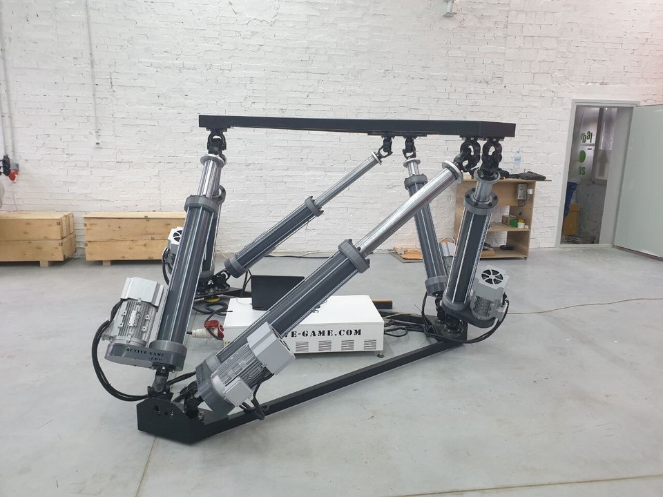 6DOF Motion Simulator Platform for Racing and Flight ACTIVE GAME ...