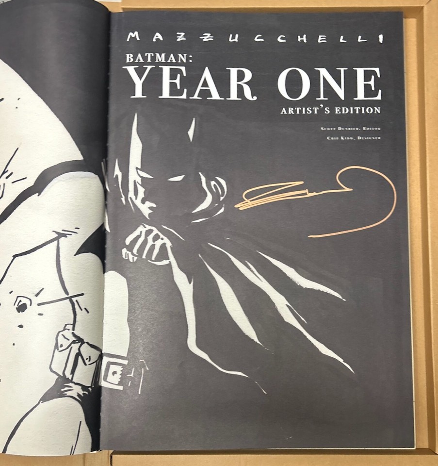 Frank Miller SIGNED Batman: Year One IDW Artist's Edition / David ...
