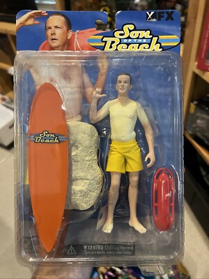 Son of the Beach Notch Johnson Figure w/ Surfboard, Sand, Flotation ...
