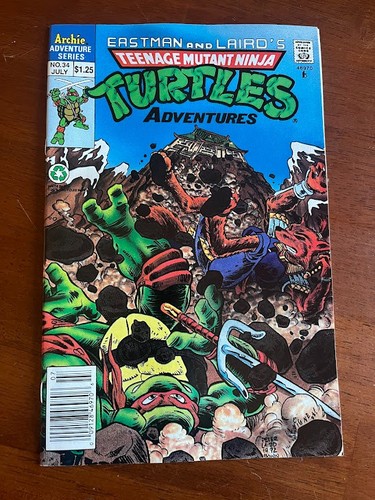 TEENAGE MUTANT NINJA TURTLES ADVENTUES # 34 NM NEWSSTAND ARCHIE COMICS ...