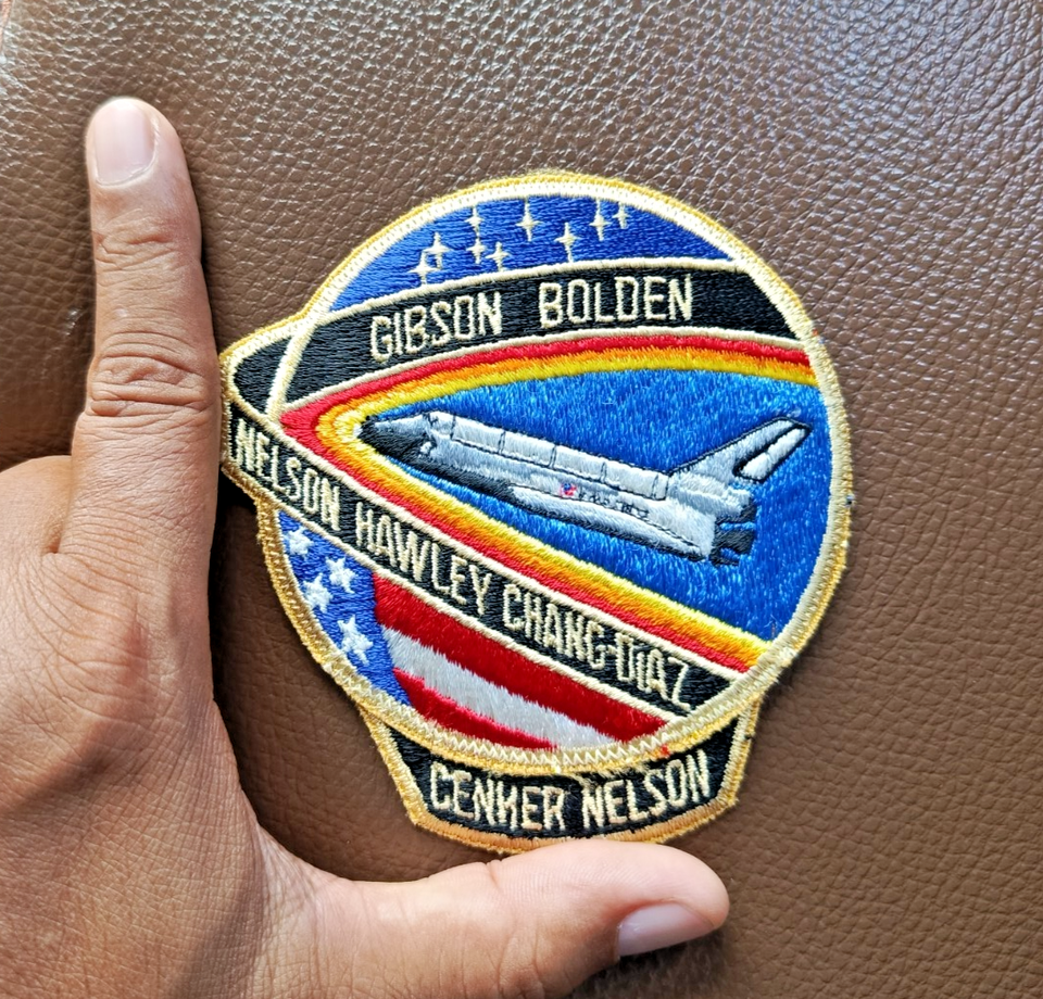 NASA Shuttle Embroidered Mission Crew Patch STS 61-C Columbia Vintage ...