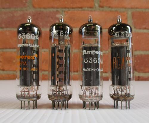 RCA Amperex 6360 Vacuum Tubes Lot of 4 | eBay