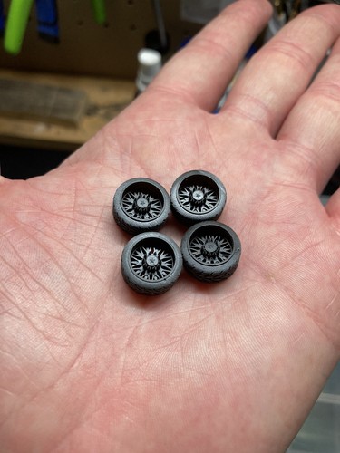 1:64 wheels tires set “10 Lug V1 Street” 3d printed truck wheels | eBay