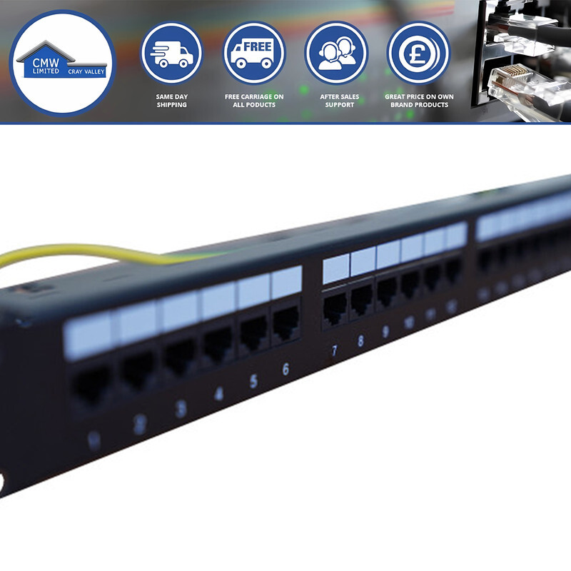 Matrix 24 Port Cat5e UTP 110/LSA Right | Grelly UK