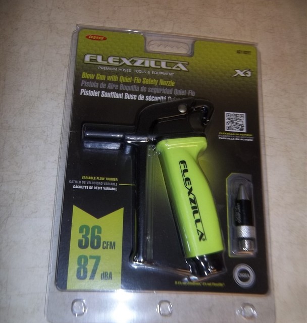 Legacy Flexzilla Air Blow gun AG1102 FZ with Quiet-flo safety nozzle ...