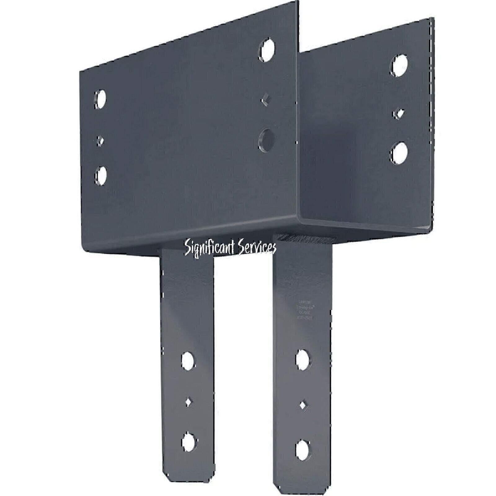 Simpson Strong Tie CC66PC Beam 6X Post Black Powder Coated Column Cap ...