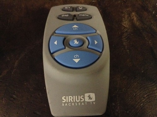 X2 Sirius SCV1 Replacement Backseat TV Remote Control EUC XM | eBay