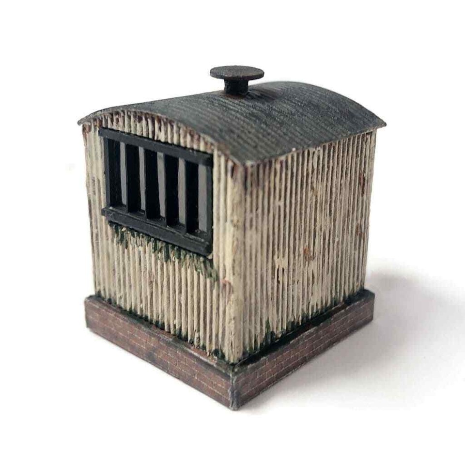 LMS LAMP HUT LASER CUT LINESIDE KIT OO GAUGE 1:76 SCALE MODEL RAILWAY ...