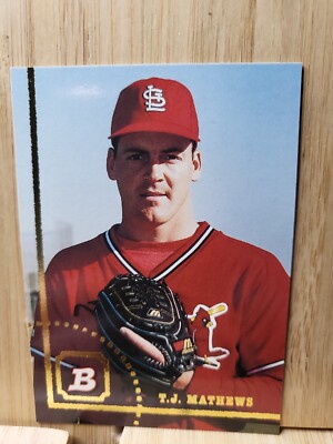 T.J. MATHEWS🏆Topps 1994 BOWMAN #236 MLB Baseball Card 🏆 FREE POST ...