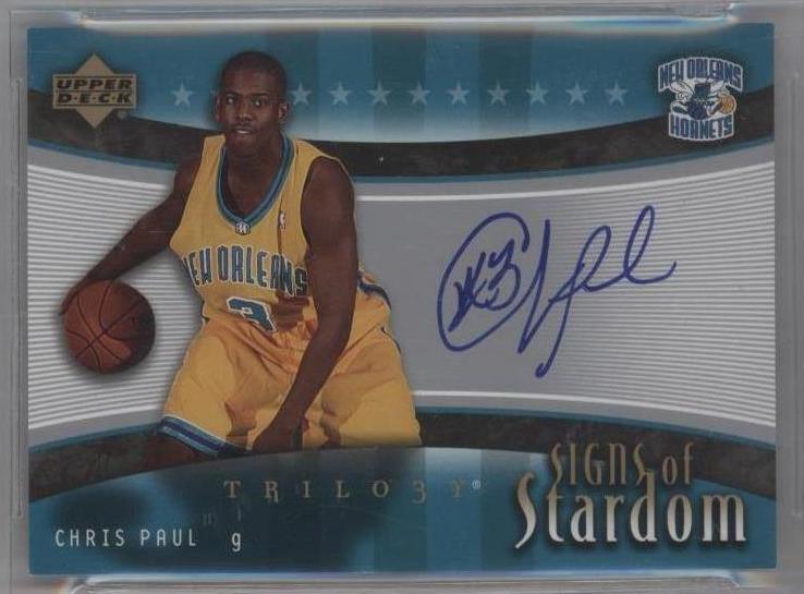 2005-06 Upper Deck Trilogy - Signs of Stardom Chris Paul #SS-CP (AU, RC ...