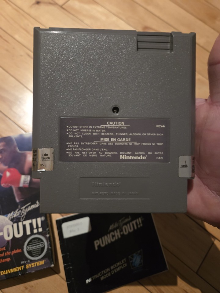 Mike Tyson's Punch-Out Nintendo NES Complete in Box w Manual Good ...