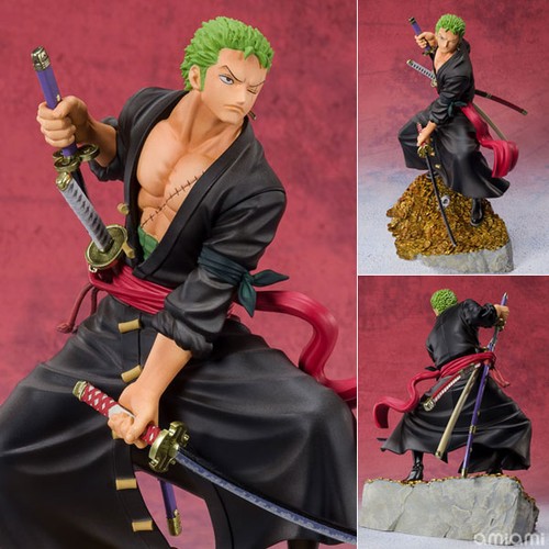 Bandai ONE PIECE Figuarts ZERO Roronoa Zoro WT100 Commemoration Figure ...