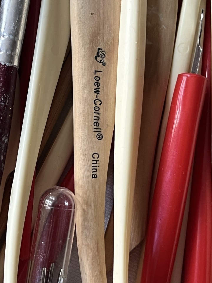 100+ Pottery Clay Sculpting Carving Tools RAMELSON KINREX Loew Cornell ...