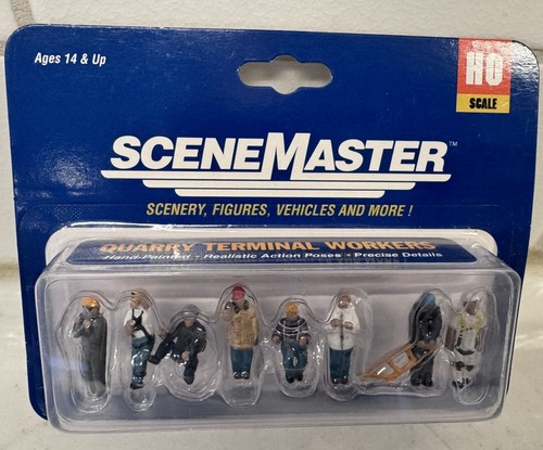 Walthers SceneMaster #949-6018 HO Quarry Terminal Workers (8 Figure ...