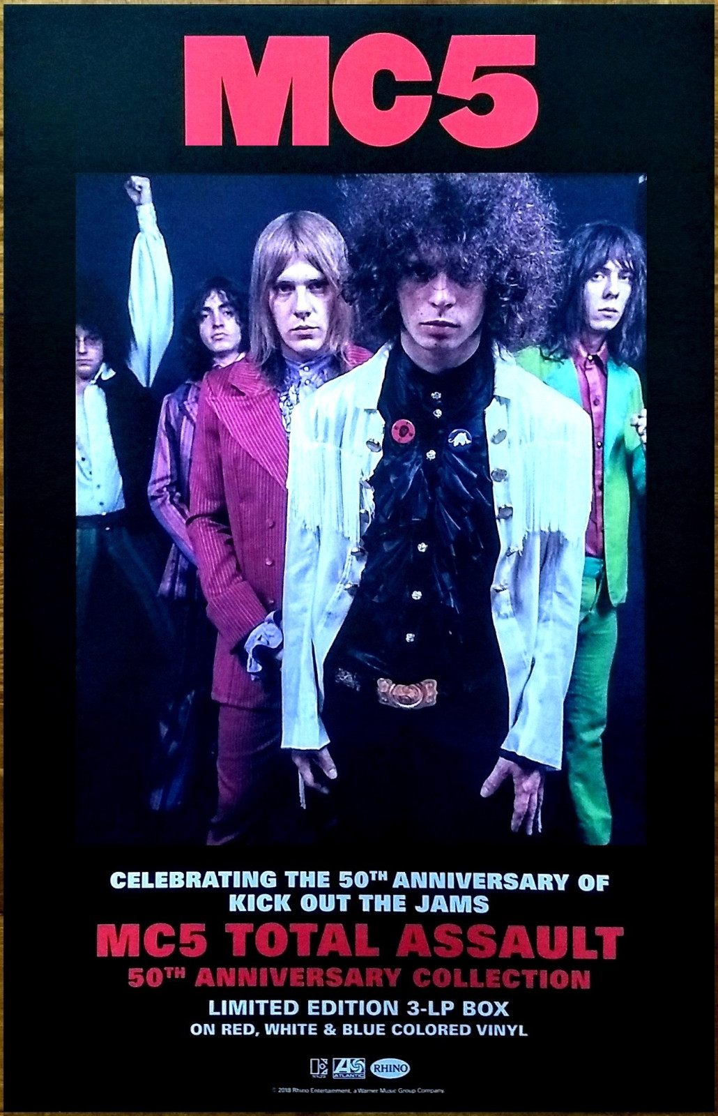 MC5 Kick Out The Jams: 50th Anniversary Ltd Ed New RARE Litho Poster Display! | eBay