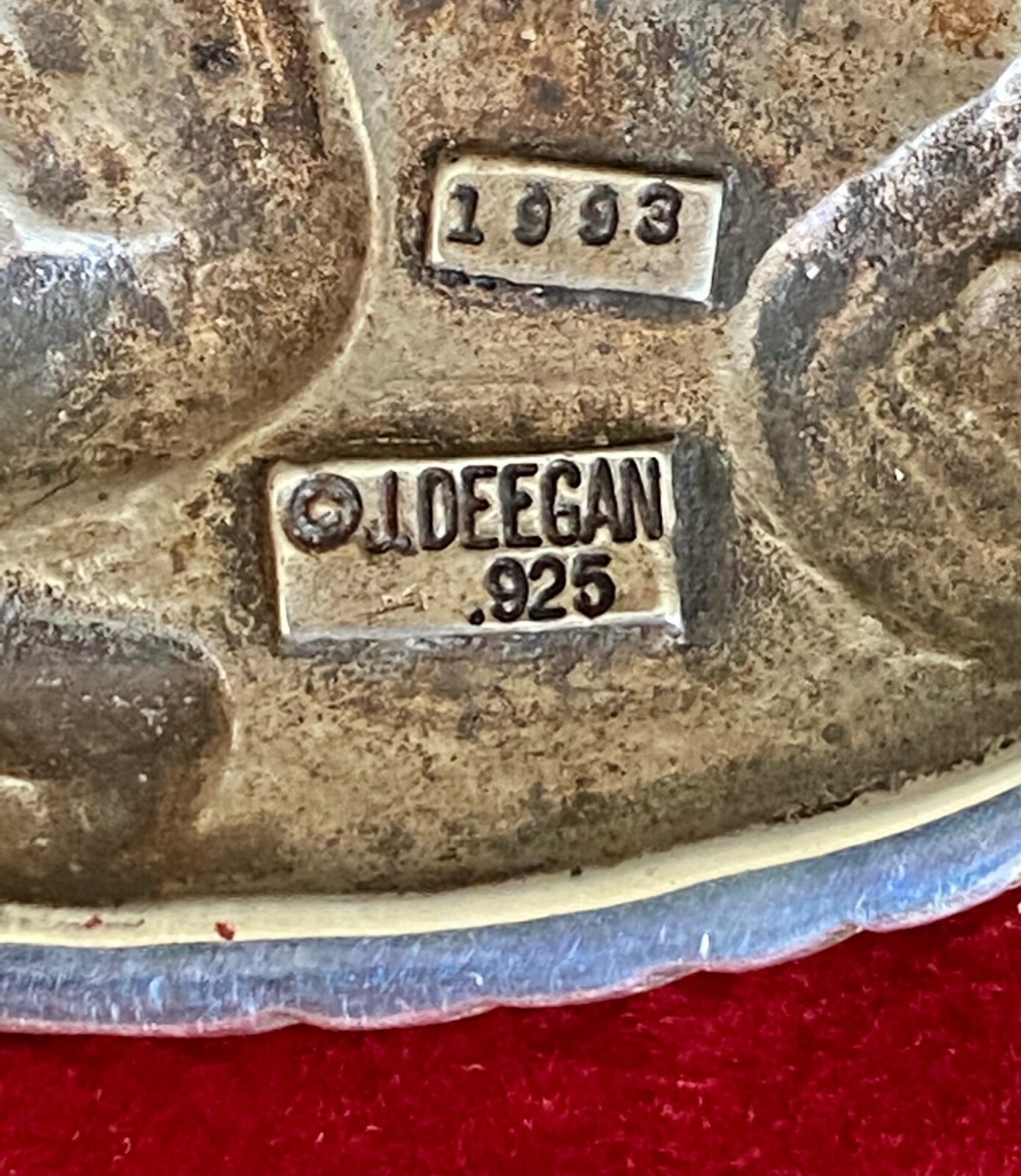 Cowgirl Sterling Silver Belt Buckle 160 Grams by Jeff and Jane DEEGAN C ...