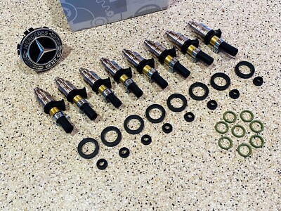 MERCEDES FUEL INJECTOR SET KIT W107 W108 W116 280SE SEL 450SL SLC 450SE ...