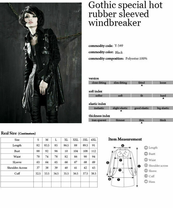 Punk Rave Women New Goth Women PU Leather Rock studded Punk Rave Women New Goth Women PU Leather Rock studded