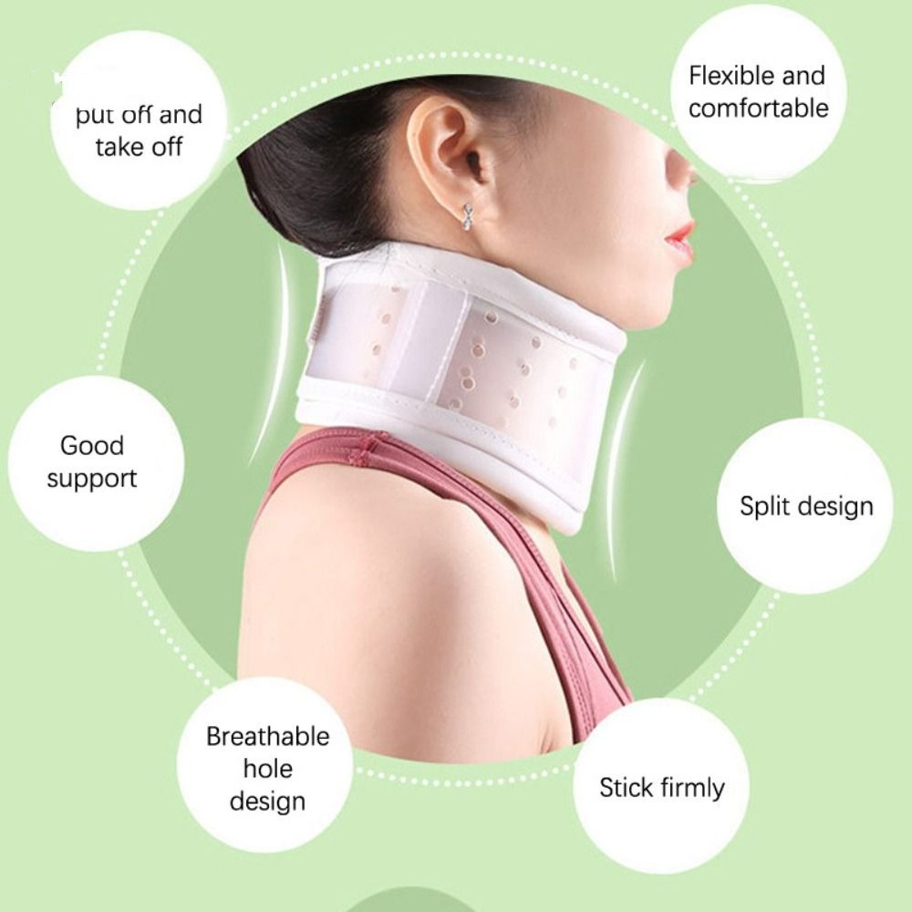 Neck Protection Neck Support Traction Device PU/PVC Neck Fixing Bracket ...