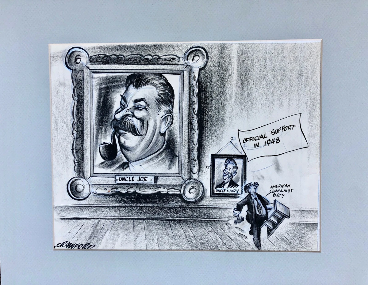 Communism Cartoon 1950