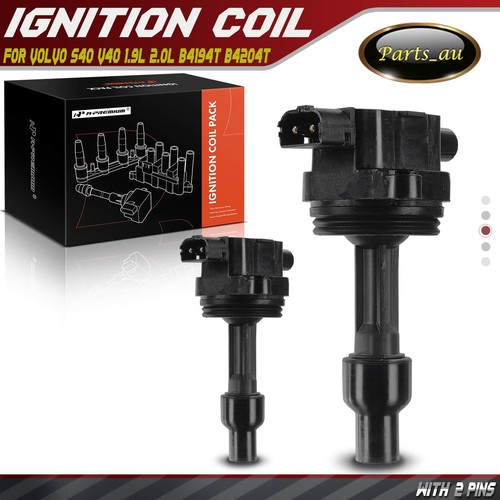2x Igniton Coils Pack for Volvo S40 V40 1.9L 2.0L B4194T B4204T Turbo ...