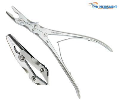 Leksell Bone Rongeurs 24 cm Veterinary Stainless Steel (4mm Cutting ...