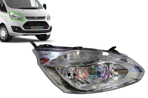 Front Headlight For Ford Transit Custom Headlamp O/S 2012 to 2018 ...