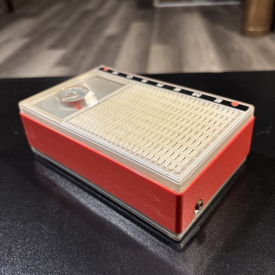 EMERSON 555 “The All American” Transistor Radio - USA ORANGE! | eBay