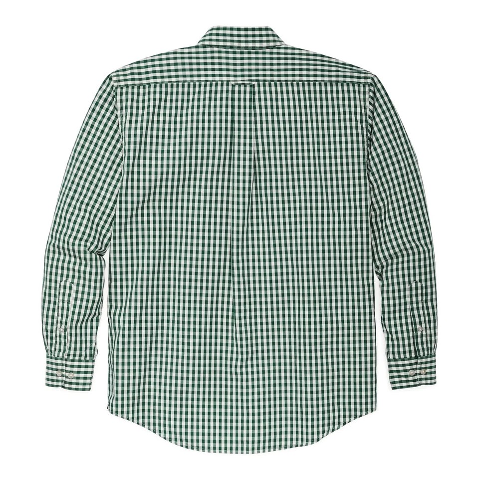 Filson Washed Feather Cloth Shirt 20189133 Silver Pine White Gingham ...