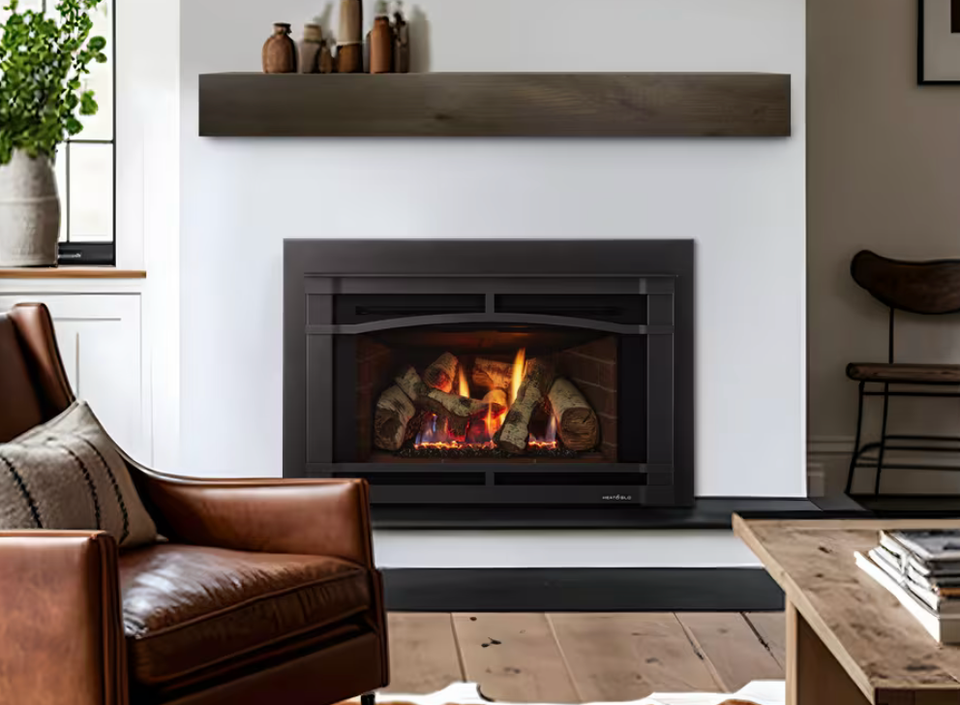Heat & Glo Supreme 35" Large Direct Vent NG Fireplace Insert, SUPREME ...