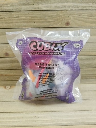 Cubix Robots For Everyone #9 Burger King Toy NIP | eBay