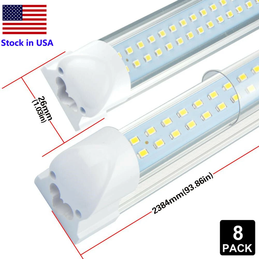 8 Foot T8 Fluorescent Light Fixtures | Shelly Lighting