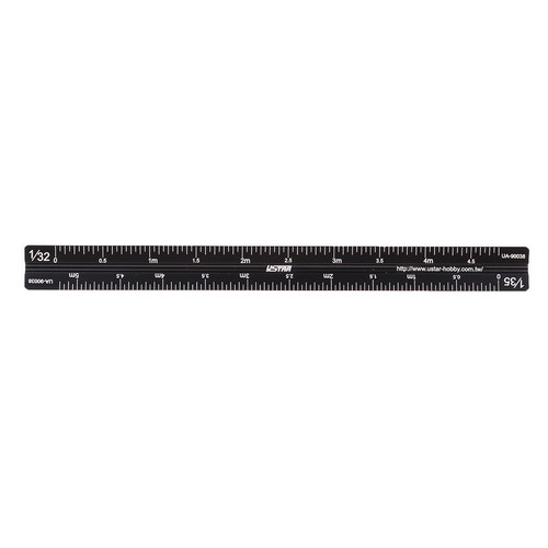 Measuring Scale Metal Ruler Engineers Reference Rule Model | eBay