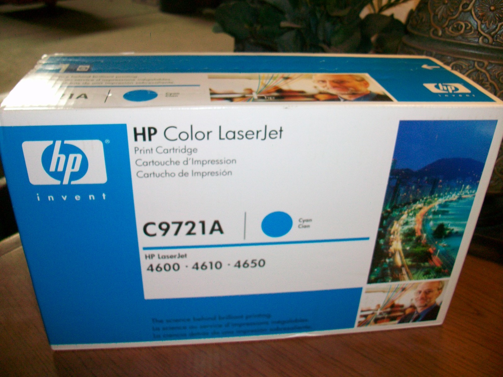 NEW SEAL!!! GENUINE HP C9721A 641A Cyan Toner Cartridge 4600 4610 4650 ...