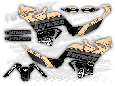 Graphics Kit fits Yamaha Tenere 700 World Raid 2022 2023 2024 Decals ...