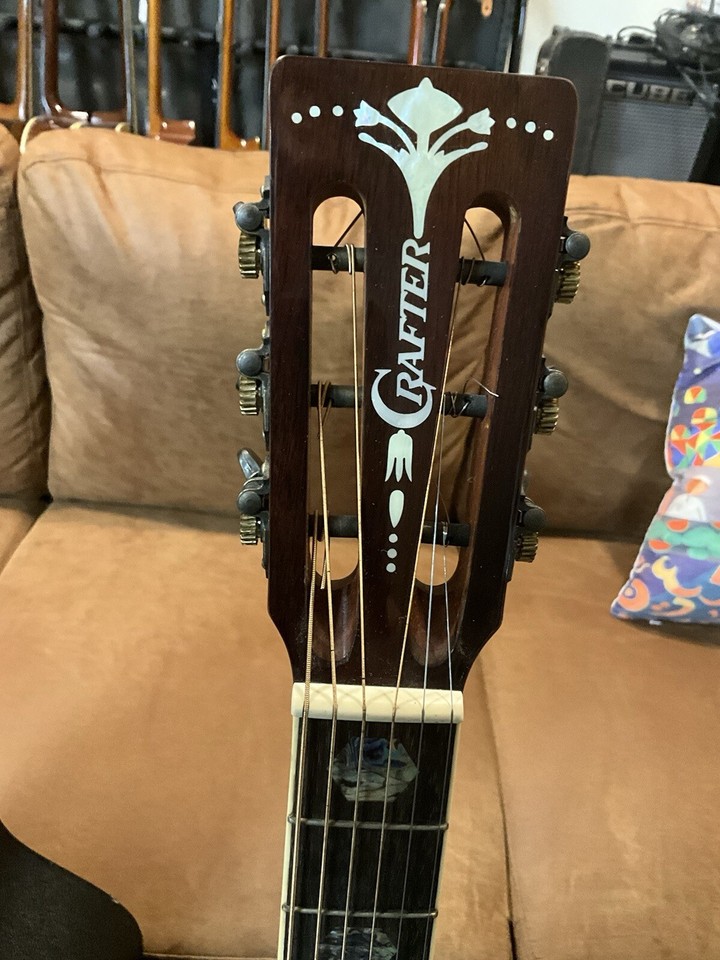 Crafter TMC045/N acoustic electric guitar 2008 LR Baggs with hard case ...