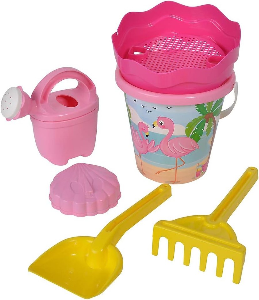 Simba 107114406 Calimero Flamingo Baby Bucket Set, Multicoloured (US ...