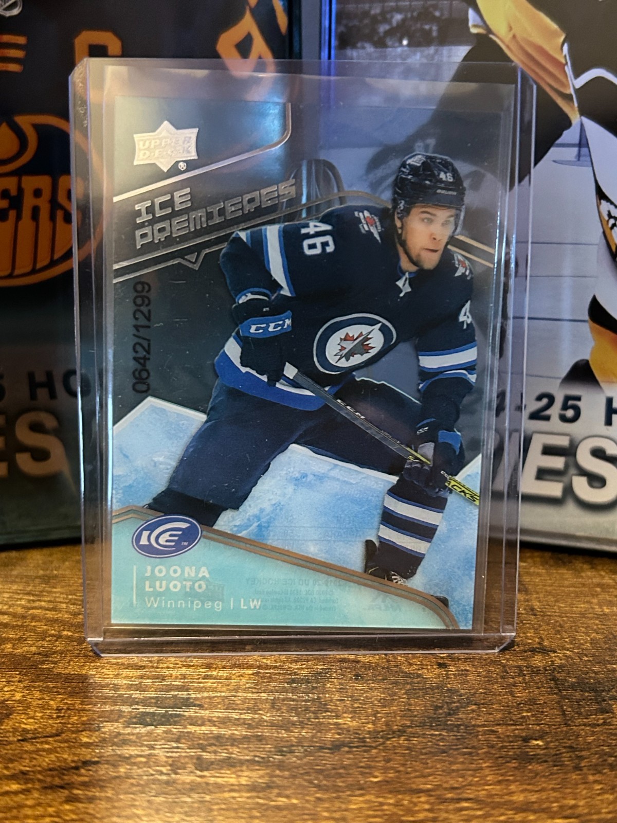 2019-20 UPPER DECK ICE JOONA LUOTO ICE PREMIERS ROOKIE (RC) 642/1299 ...
