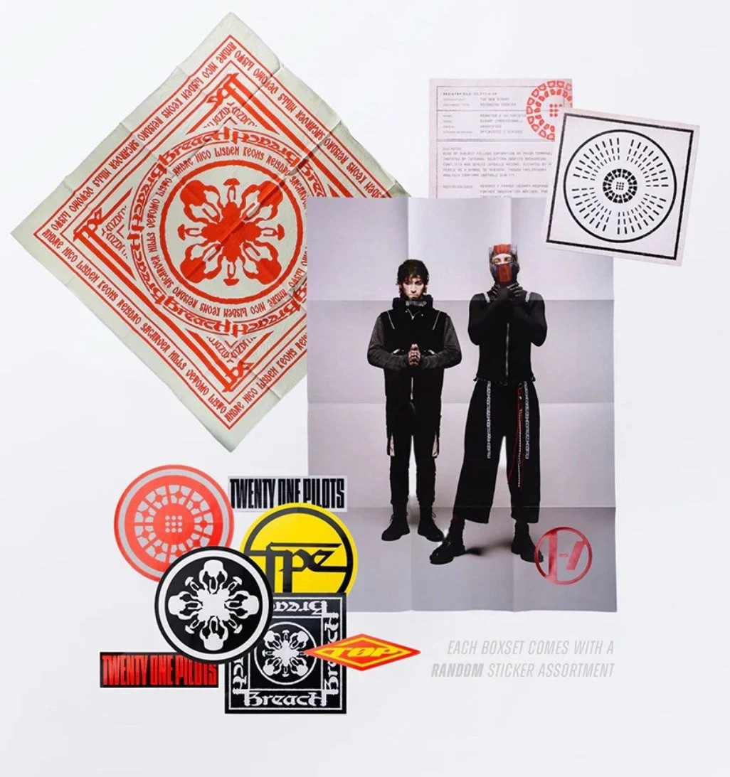 TWENTY ONE PILOTS BREACH COMPLETE BOXSET - TORCHBEARER DARK CLANCY NOVA ...