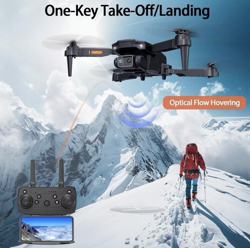 Drone with Camera for Adult/ Beginners, Foldable Remote Controlled Quadcopter! | eBay